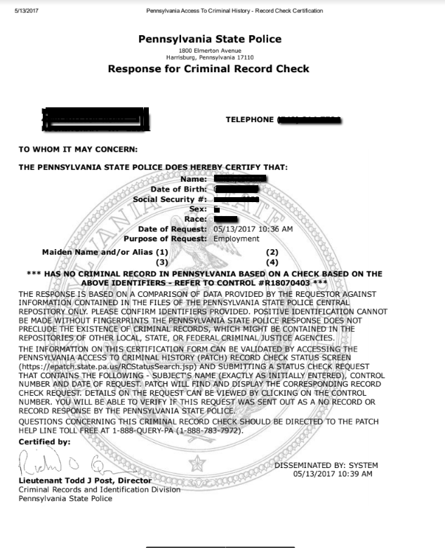 Background Check Walk-Throughs - Camp Sequoia